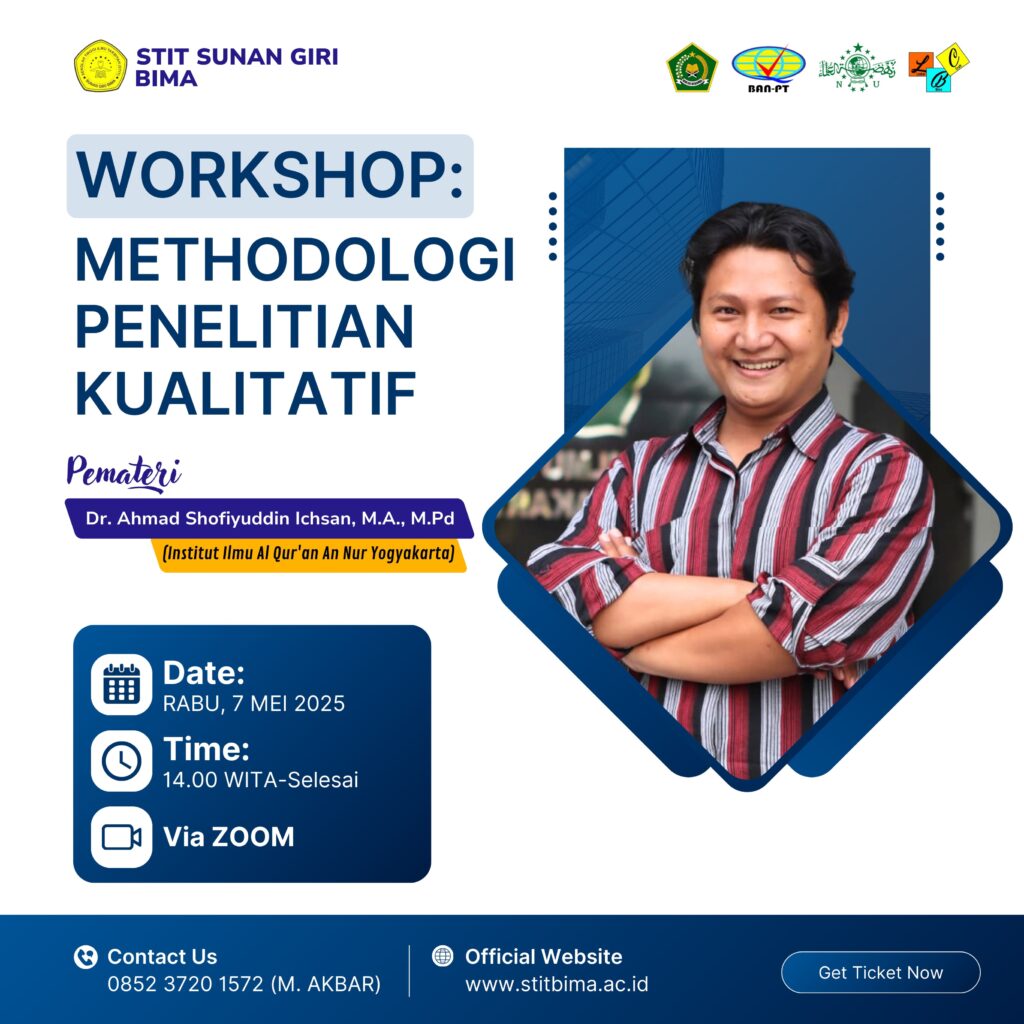 P3M STIT BIMA GELAR WORKSHOP METHODOLOGI PENELITIAN KUALITATIF BERSAMA NARASUMBER NASIONAL ...